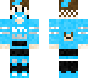 Blue Lemon's Official Skin for YT | Minecraft Skin