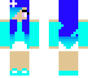 blue mermaid(human form) | Minecraft Skin