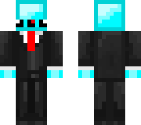 Derpy Diamond Buisinessman | Minecraft Skin