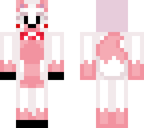 mangle the pink and white fox | Minecraft Skin