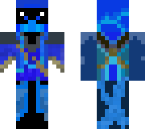 blue flame ninja | Minecraft Skin
