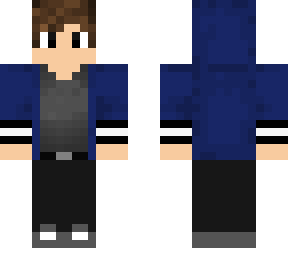Cool Blue boy | Minecraft Skin