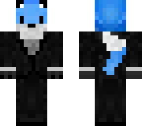 blue fox | Minecraft Skin