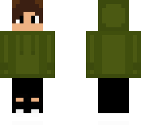 green pullover man | Minecraft Skin