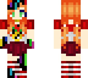 Human Broken Circus Baby | Minecraft Skin