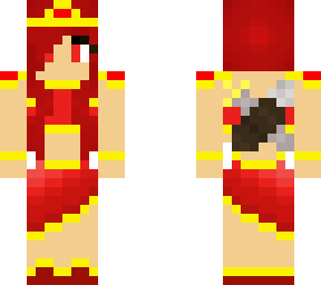 princess Flamy Warrior | Minecraft Skin