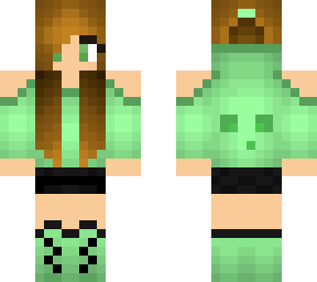 tomboy slime girl | Minecraft Skin