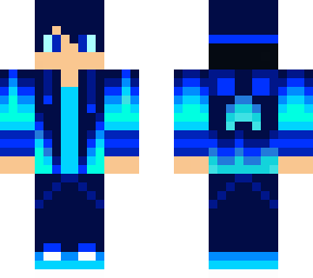 Blue Crepper | Minecraft Skin