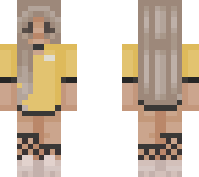 Gorgeous yellow theme | Minecraft Skin