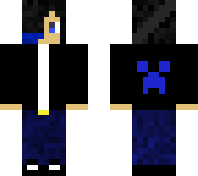 Dark Blue DJ | Minecraft Skin