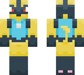 Shiny Lucario | Minecraft Skin