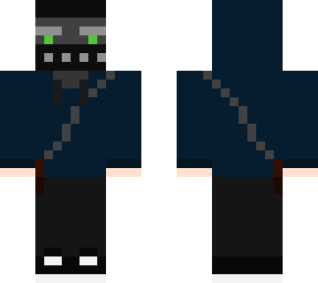 Hacker with Robotic Mask | Minecraft Skin