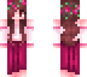 rose girl | Minecraft Skin