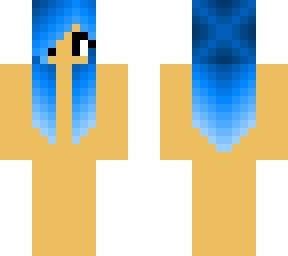 blue hair base | Minecraft Skin