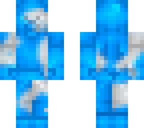 Blue Steve & Light Steve Mixed | Minecraft Skin