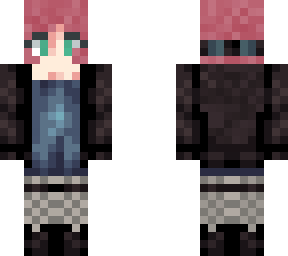 Grunge Mauve Hair | Minecraft Skin