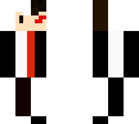human monokuma | Minecraft Skin