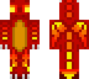 Inferno the Fire Dragon | Minecraft Skin