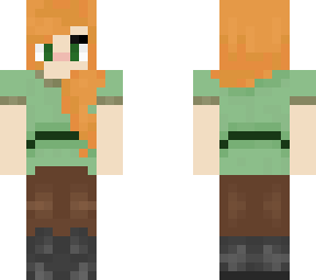 alex with clout | Minecraft Skin