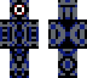 blue eye-bot | Minecraft Skin