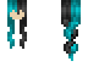 Hair Base 1 Braid | Minecraft Skin