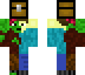 Half Human Half Zombie | Minecraft Skins