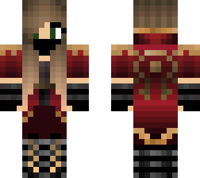 Red Warrior edit, edited | Minecraft Skin
