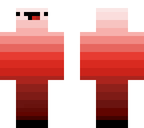 Red gradient derp dude | Minecraft Skin