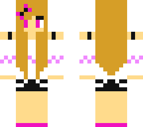 Pink Bow Girl | Minecraft Skin