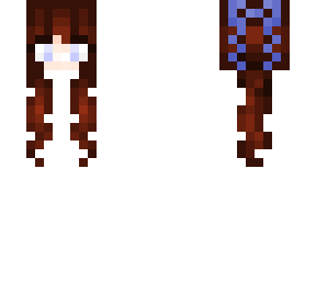 Curly Ponytail Hair Base | Minecraft Skin