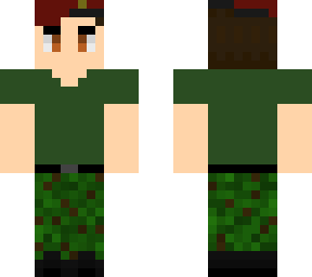 Czech army - red beret | Minecraft Skin