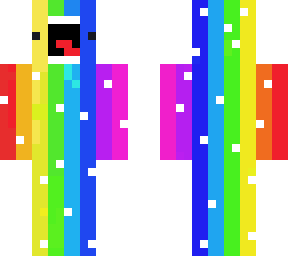 chino rainbow derp | Minecraft Skins