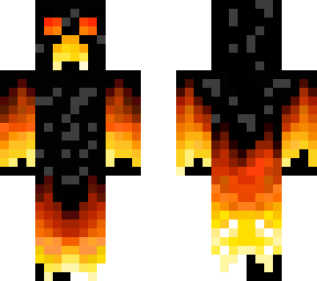 Fire creeper | Minecraft Skin