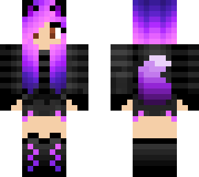 Kitty Purple Fox | Minecraft Skin