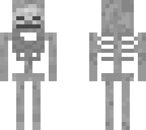 skelton (transparent) | Minecraft Skin