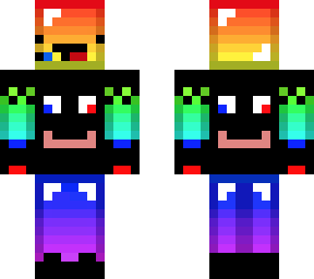 rainbow noob | Minecraft Skin