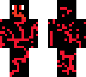 bloody blacky | Minecraft Skin