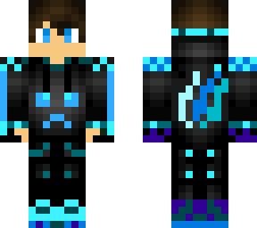 Blue fire V2 | Minecraft Skin