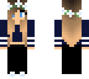 Blue Flower Girl | Minecraft Skin