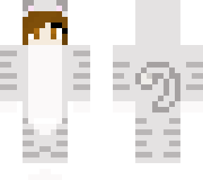Girl in cat onesie | Minecraft Skin
