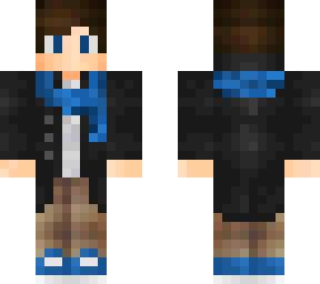 Blue scarf boy | Minecraft Skin