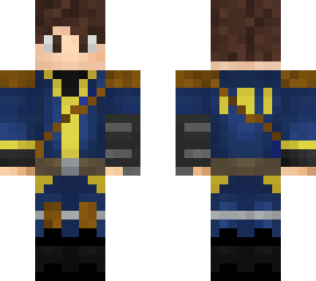 Fallout Vault Dweller Skin Edit | Minecraft Skin