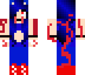 sonic girl.exe 2 | Minecraft Skin