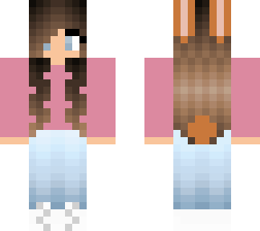 Cute brown bunny | Minecraft Skin