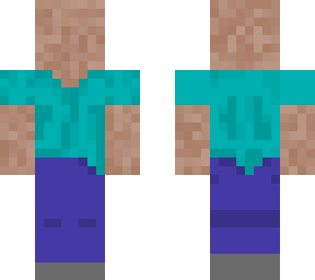 steve clothes / template skin free to use! | Minecraft Skin
