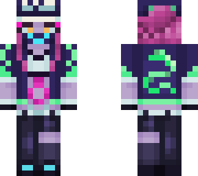 league of legends akali neon | Minecraft Skins