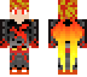 Fire Demi God | Minecraft Skin