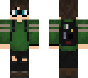 Blue Eyed Nerd | Minecraft Skin