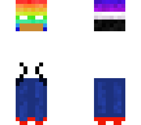 Rainbow UNISEX HR | Minecraft Skin