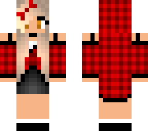 cute red girl | Minecraft Skin
